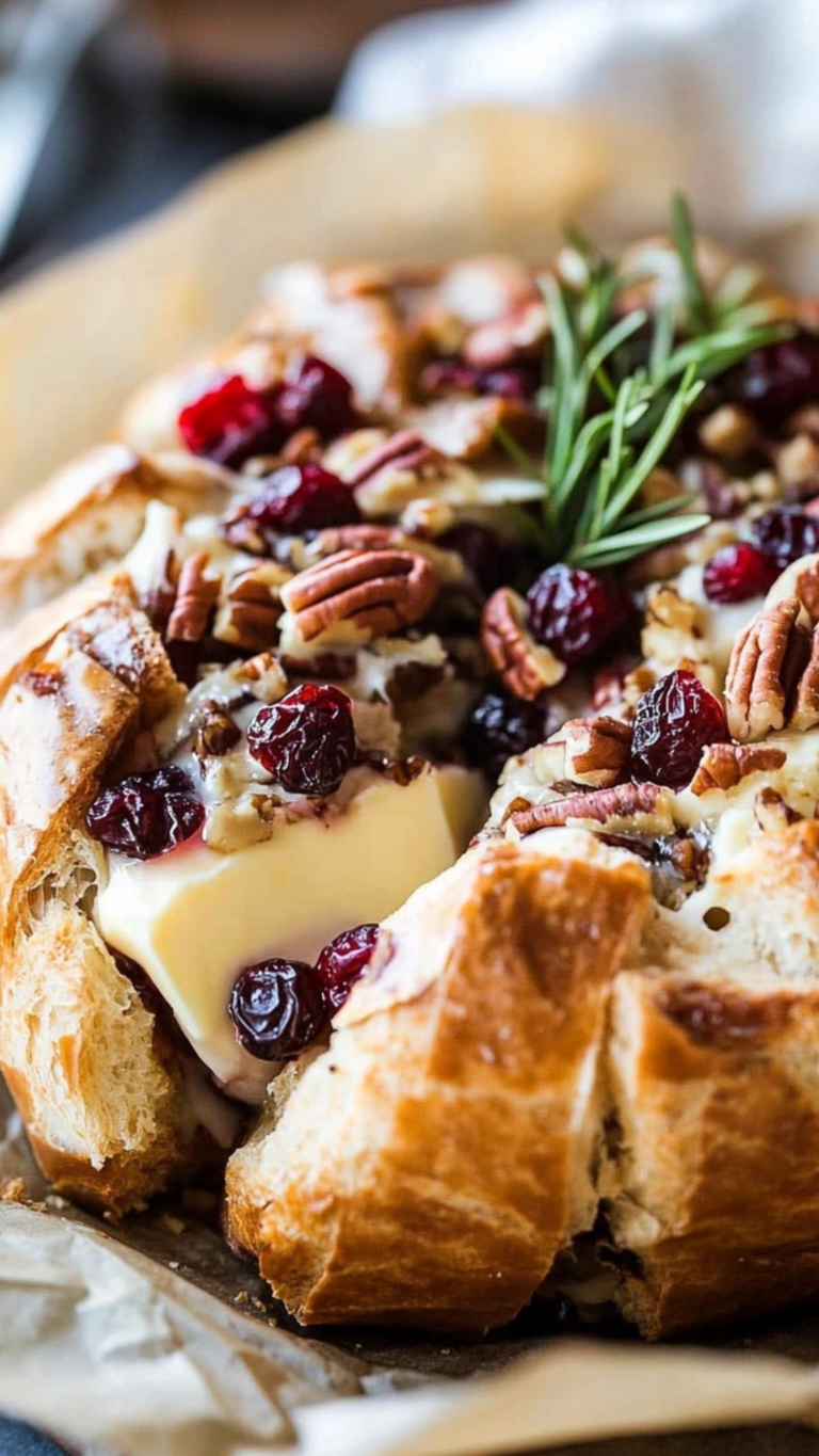 Cranberry Brie Pull-Apart Bread: A Perfect Holiday Treat - Paula Recipes