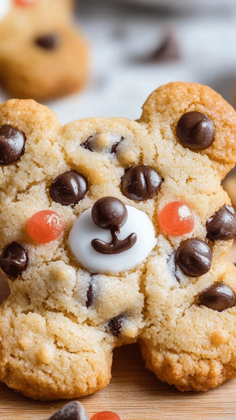 Teddy Bear Chocolate Chip Cookies (with Easy Icing Recipe!) - Paula Recipes