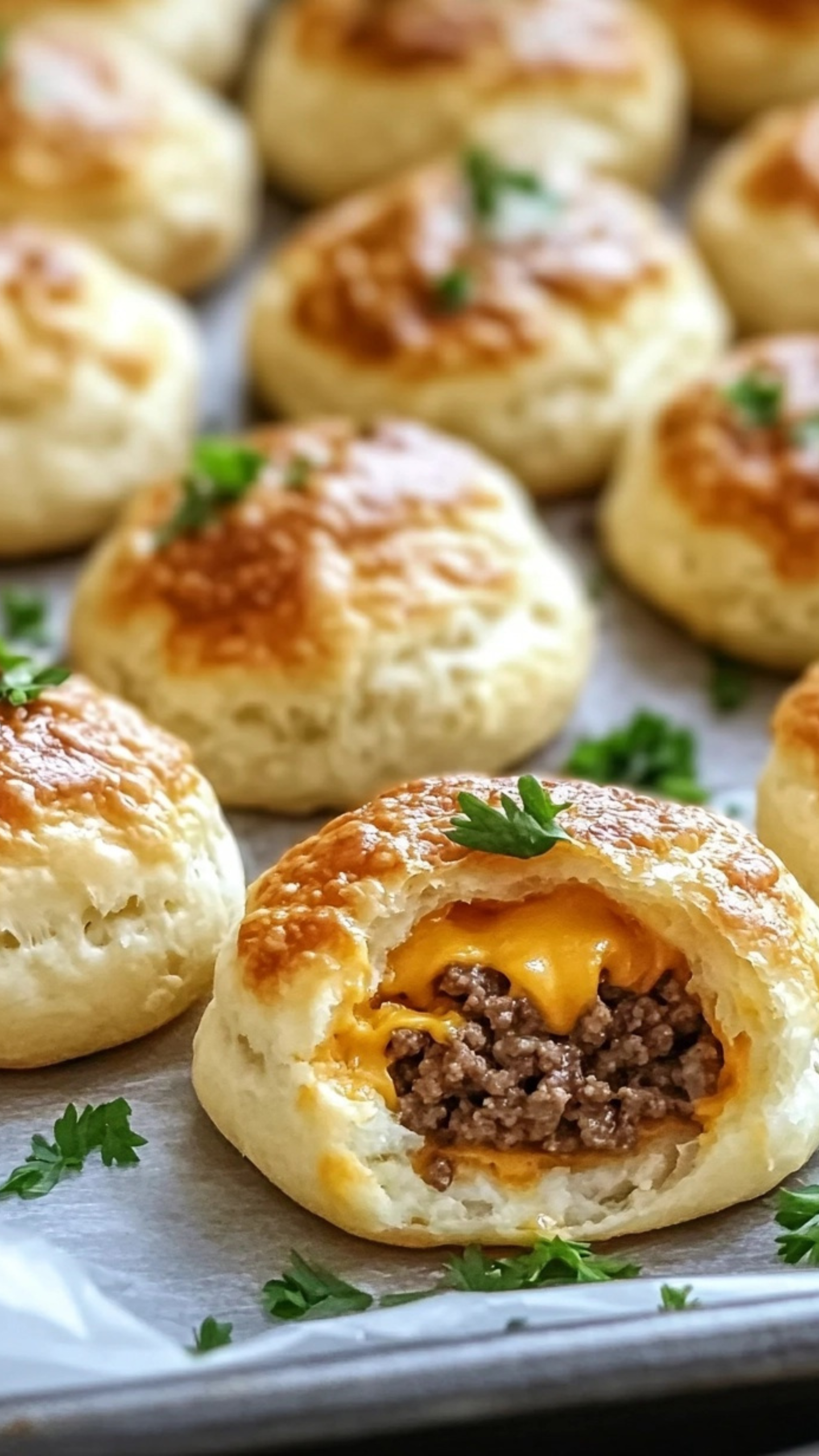 Cheesy Garlic Parmesan Burger Bombs: A Savory Delight in Every Bite ...
