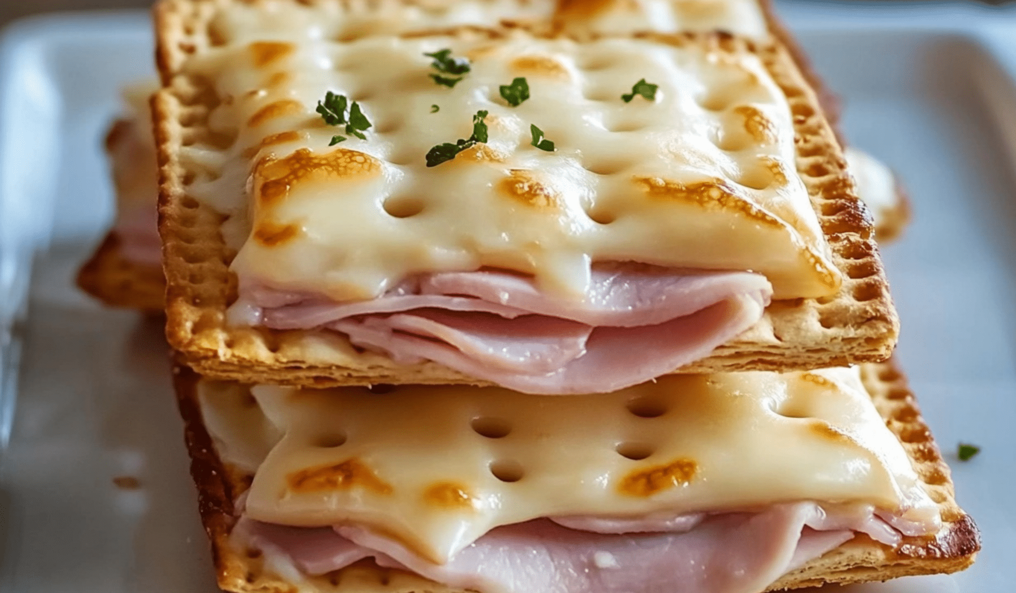 Savory Ham and Swiss Cracker Melts: The Ultimate Party Snack - Paula ...