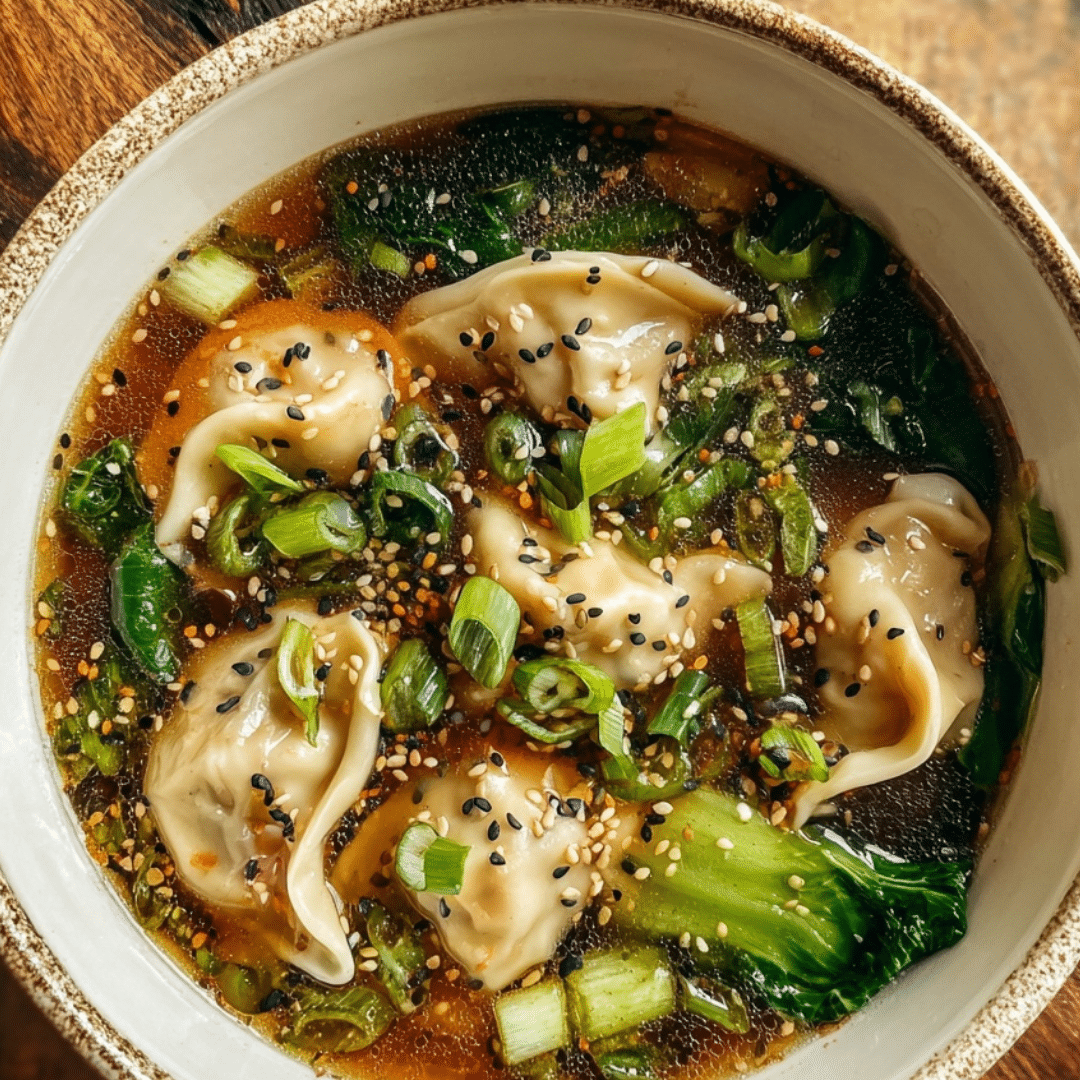 Potsticker Soup – 5-Minute Prep, Easy & Comforting Dinner Idea