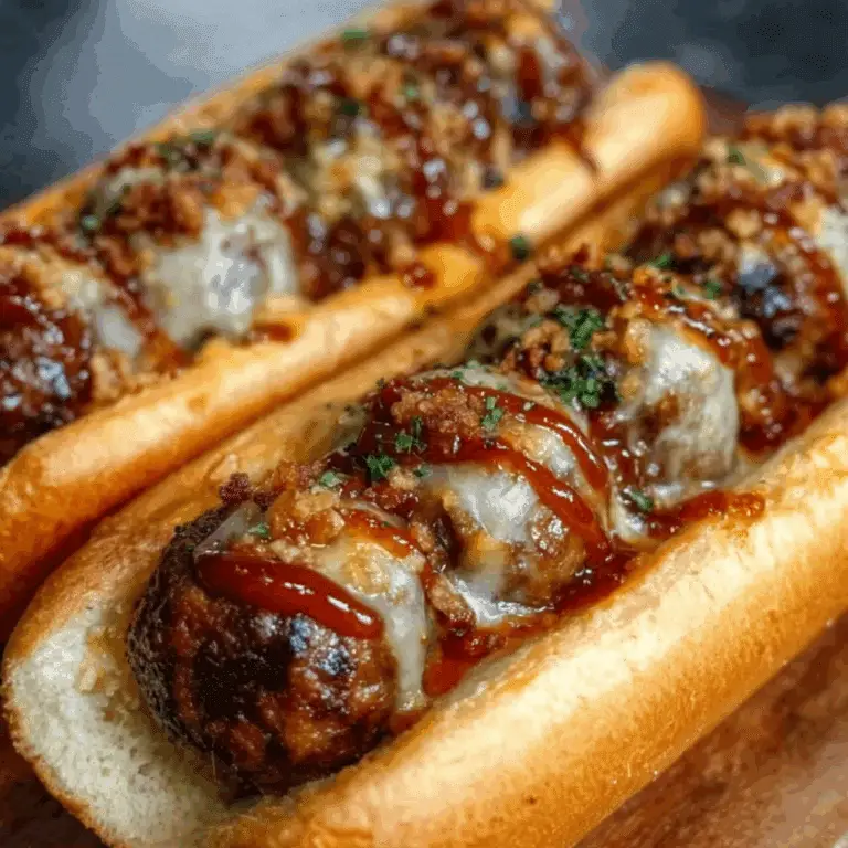 Bourbon BBQ Bacon Cheeseburger Meatball Subs: The 5-Star Recipe for ...