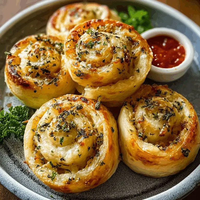 Garlic Swirl Rolls – 1 Cheesy Recipe Packed with Flavor