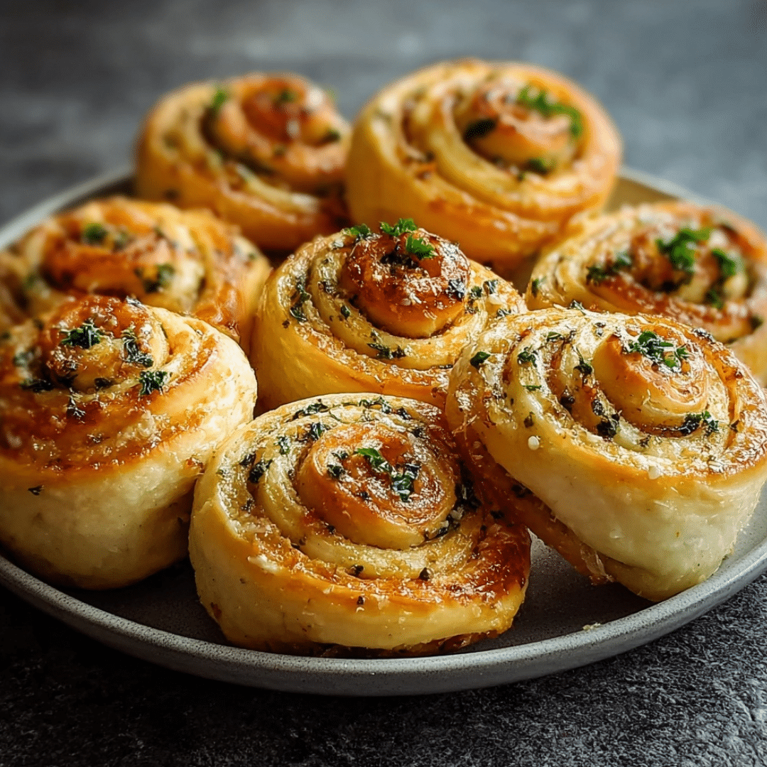 Garlic Swirl Rolls – 1 Cheesy Recipe Packed with Flavor