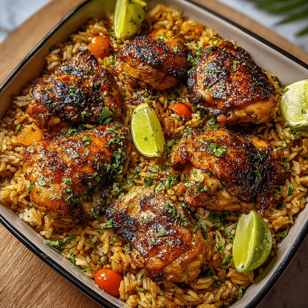 Caribbean Chicken and Rice – 1-Pot Ultimate Dinner Delight