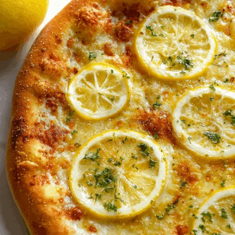 Lemon Pizza Ideas for 1 Irresistible Homemade Delight