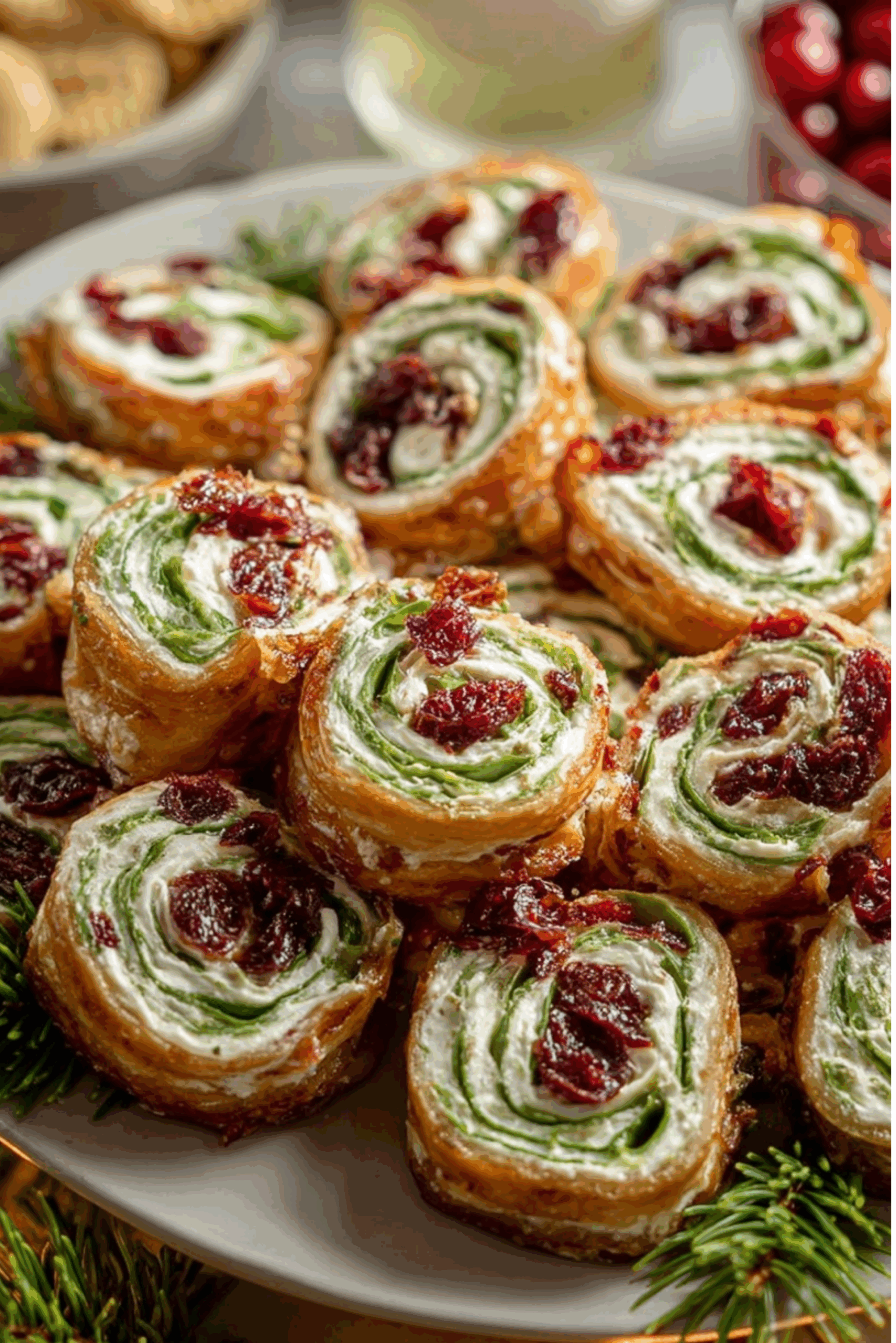 Christmas Cranberry Pinwheels – 5-Star Holiday Delicious Appetizer