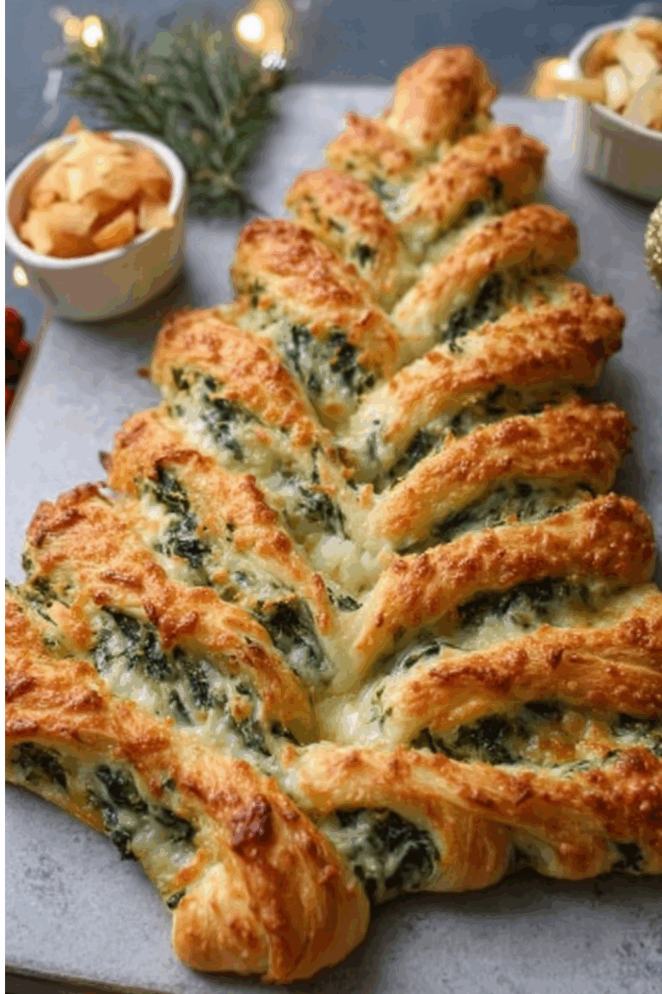 Christmas Tree Spinach Dip Breadsticks – 1 Festive Favorite You Must Try