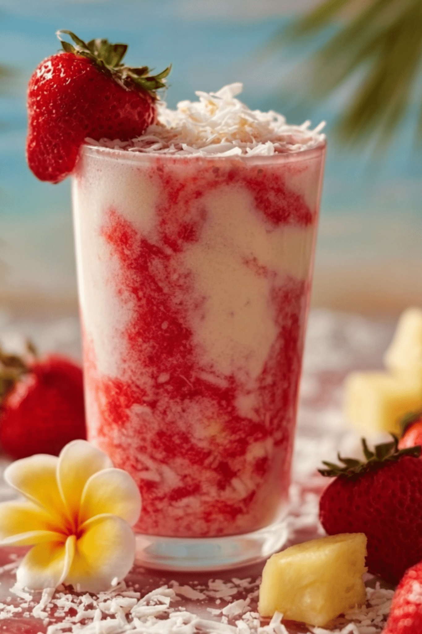 Tropical Strawberry Colada Smoothie – 5-Min Refreshing Delight